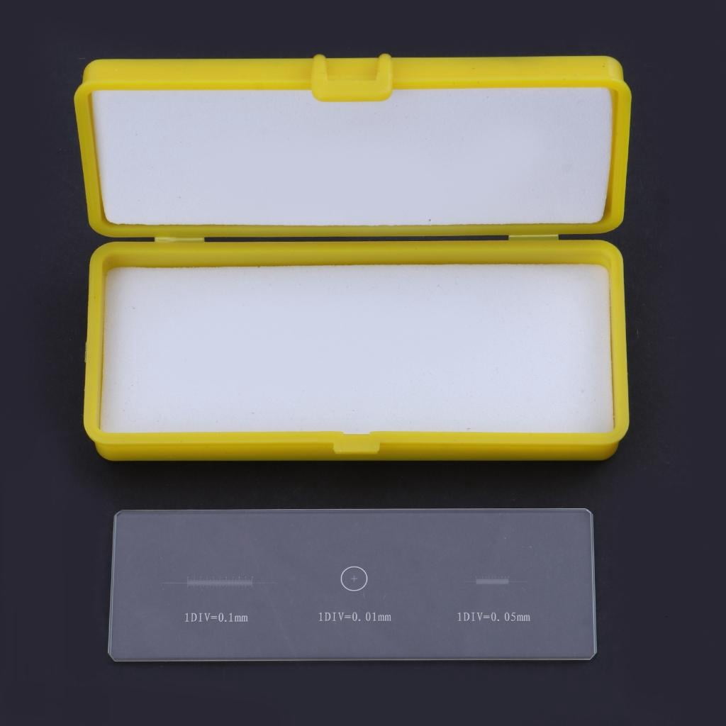 MOMOJIA Micrometers Optical Glass Calibration Ruler Microscopes Oculars ...
