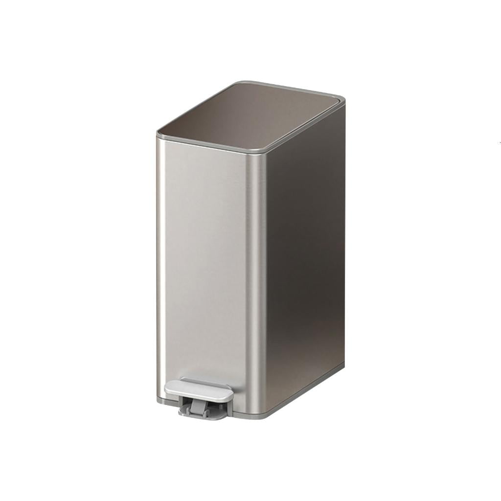 MOMOJIA Modern 7L Untarnished Wastebasket Quiet Step Technology Not Tip ...