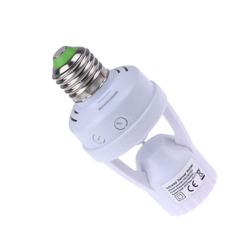 MOMOJIA Motions Sensors Lamp Head Base E27 Switches Bulb Holder Socket ...