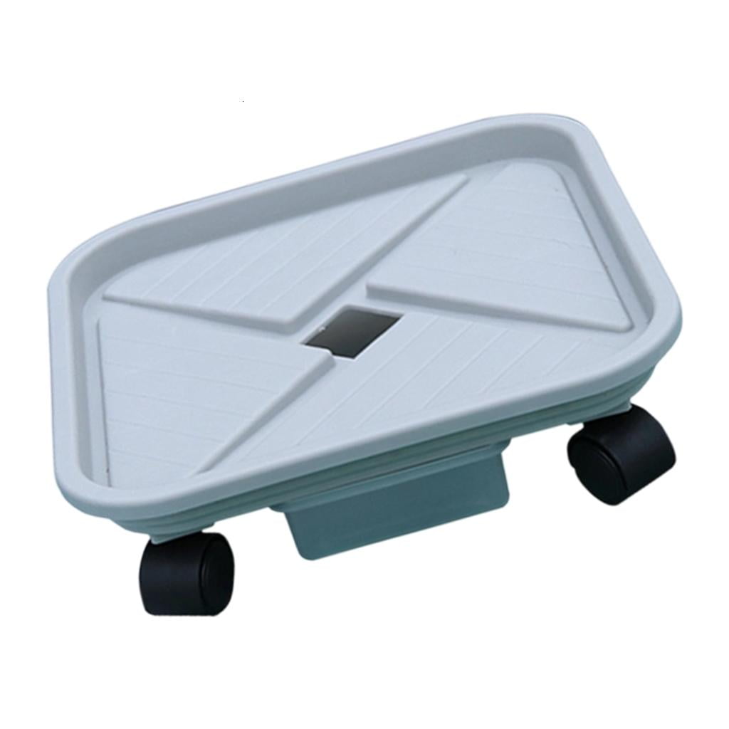 MOMOJIA Movable Plant Tray With Wheel Rolling Flower Pot Tray Water ...