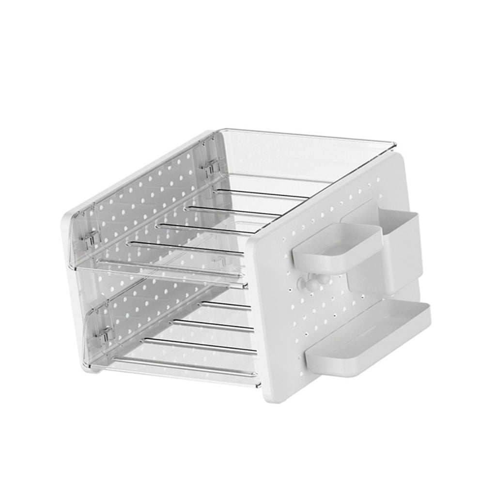 MOMOJIA Multifunctional Desk Organizer File Tray With Pegboard and Pen ...