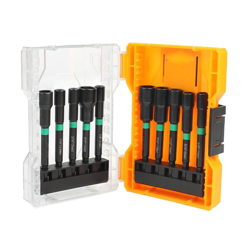 MOMOJIA Multiple Size Hex Shanks Socket Bit Extended Length Socket for ...