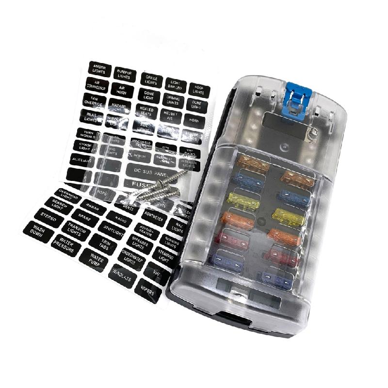 MOMOJIA Multipurpose 12 Position Fuses Panel With 100A Per Circuit and ...