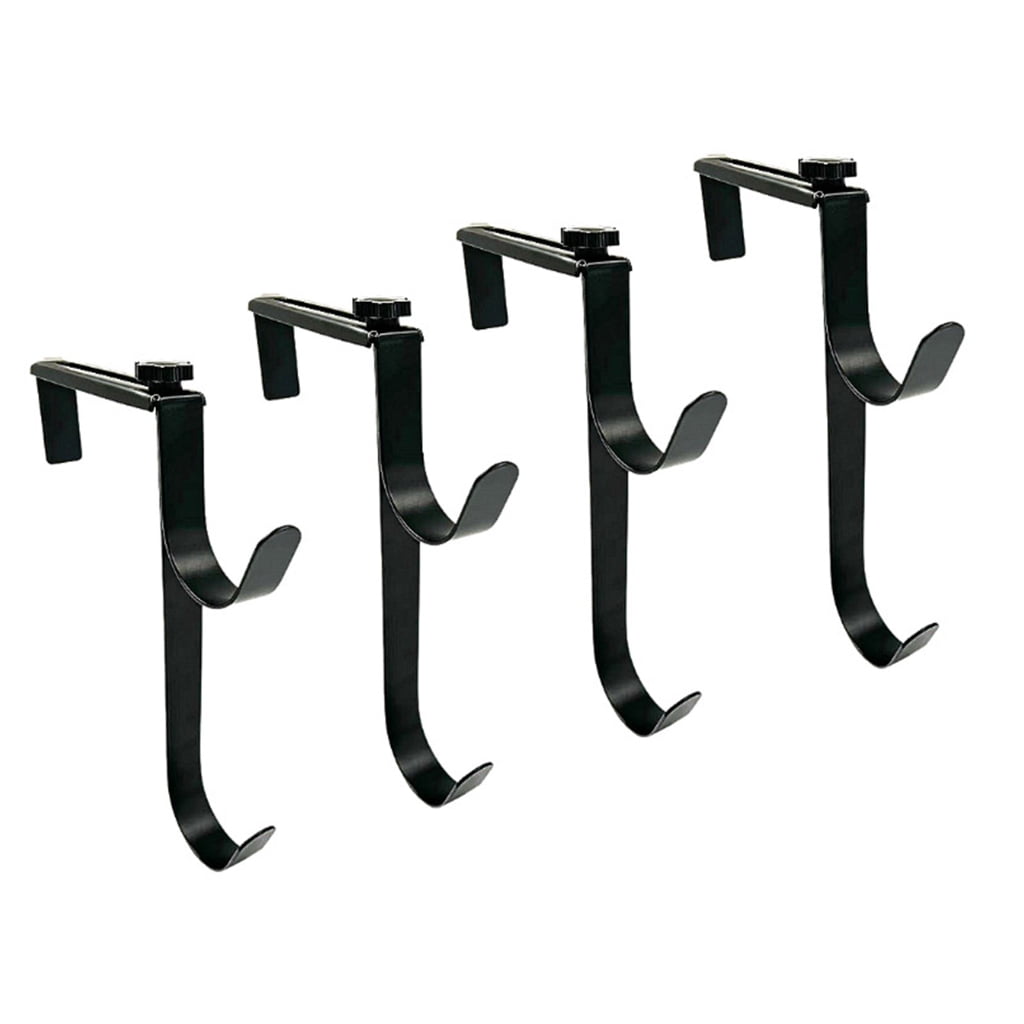 MOMOJIA Multipurpose Metal Double Hook Pool Poles Hangers Adjustable ...