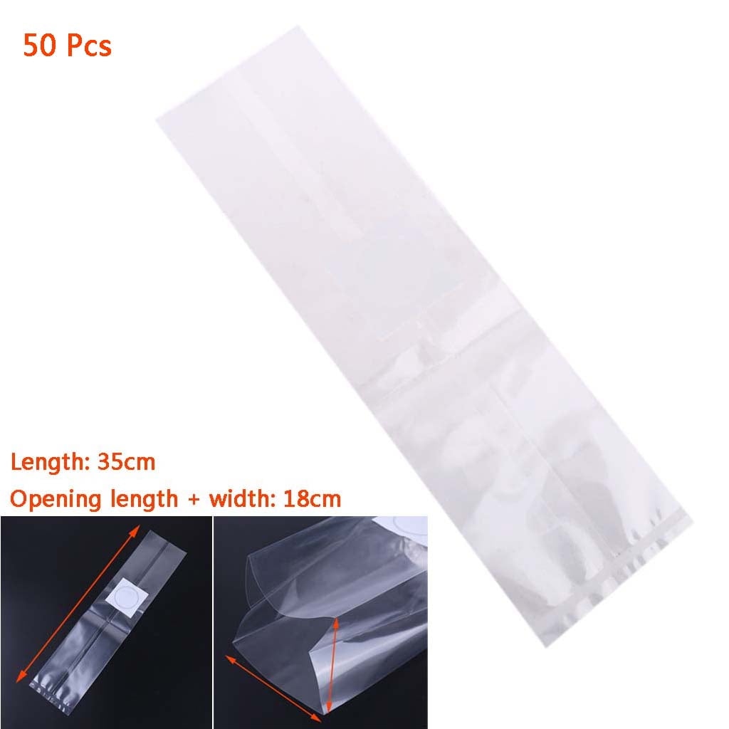 MOMOJIA Mushroom Growth Bags Set of 50 No Toxic Seed Cultivate Pouches ...