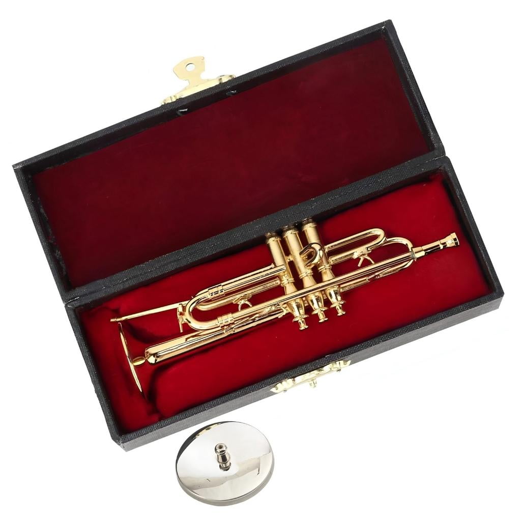 MOMOJIA Musical Instrument Decor Brass Altos Saxophone Miniature With ...