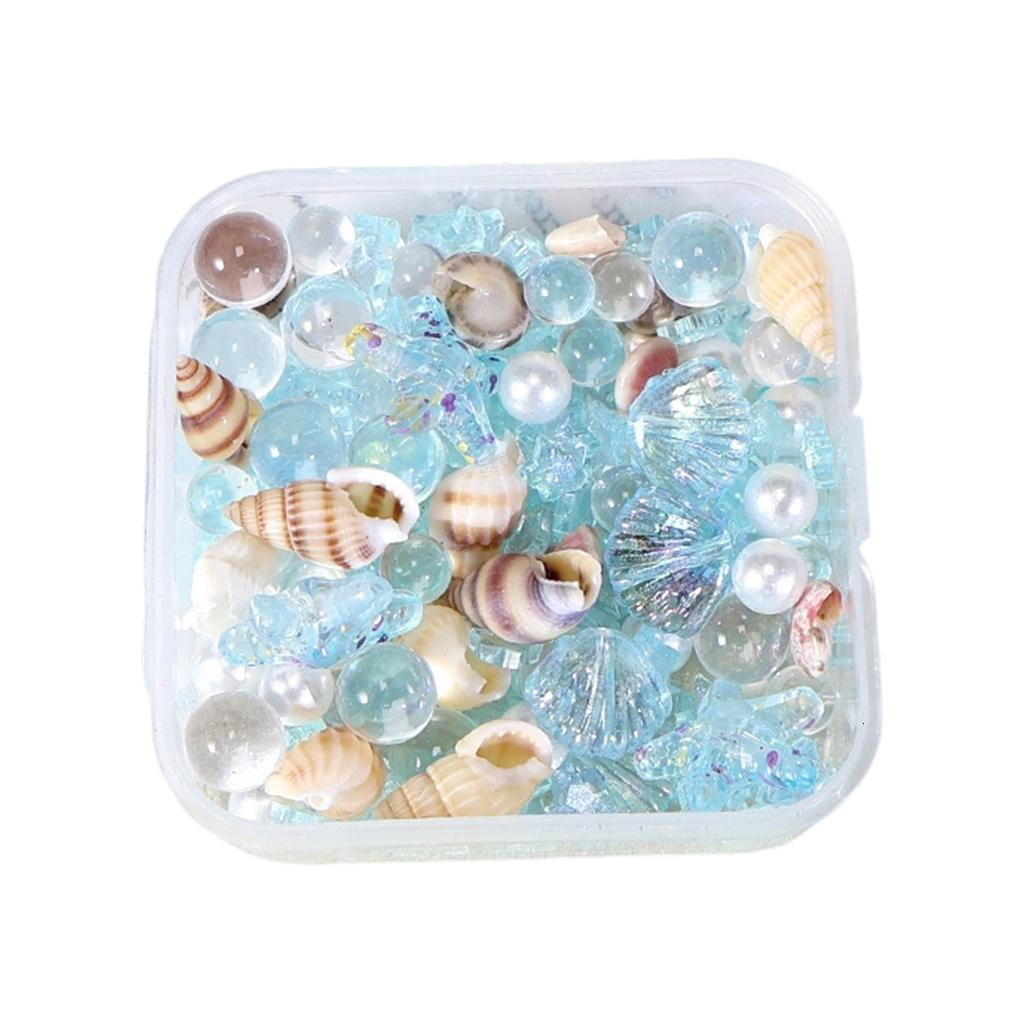 MOMOJIA Oceanics Inspire Decorative Jar With Star Crushed Shells ...