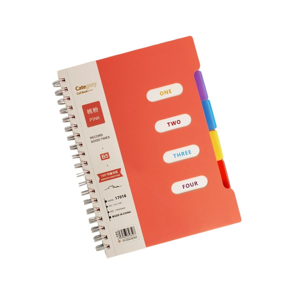MOMOJIA Office Organizer Notebook 25K Capacity Coil Bound Thick Sheets ...