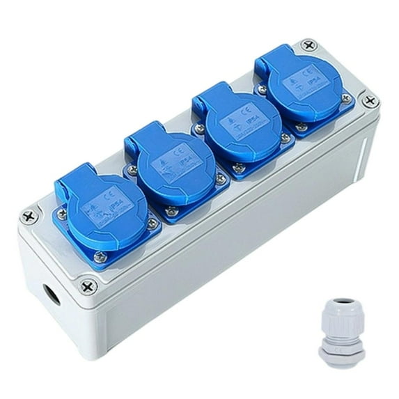 MOMOJIA Outdoor Power Distributor 220V 10A Plastic Waterproof Junction ...
