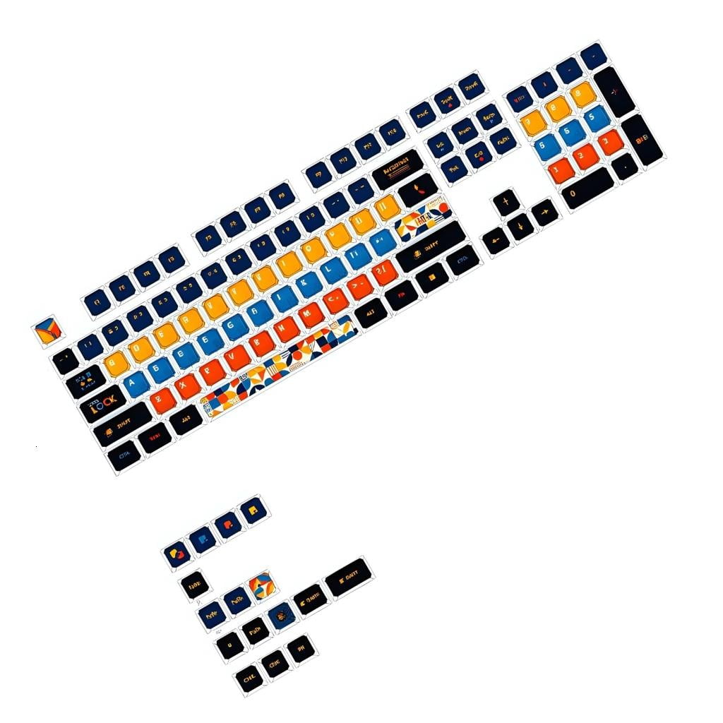 MOMOJIA PBT ASA Profile Keycaps 120 Keys For 61 108 Layout Keyboards ...