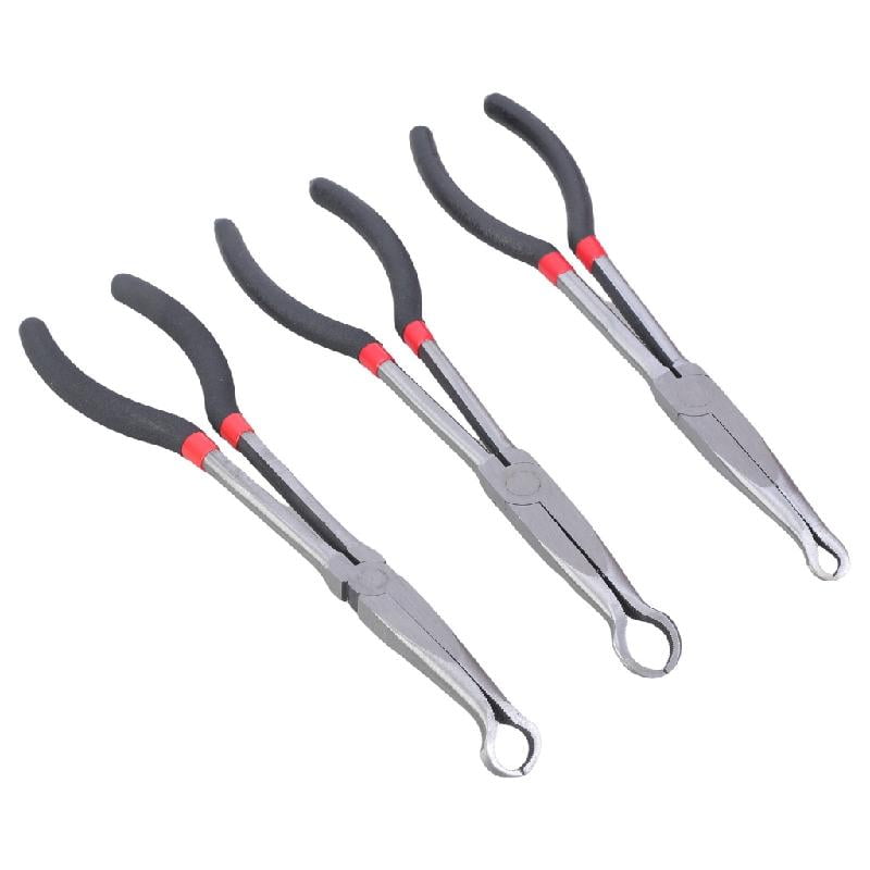 MOMOJIA Pack of 3 Carbon Steel Pliers Hose Grip Plier Set 11Inch with 5 ...