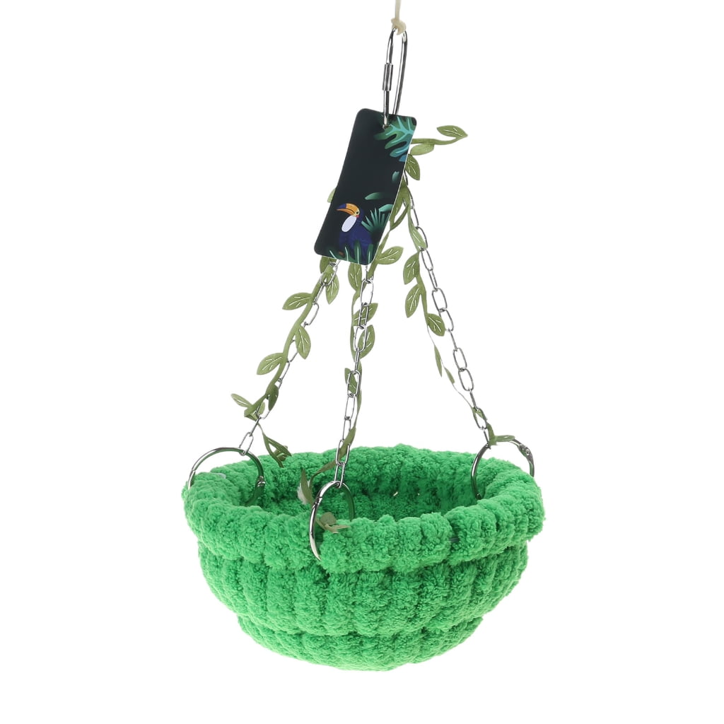 MOMOJIA Parrots Nest Birdcage Hammock Nest Hanging Tree House Small ...