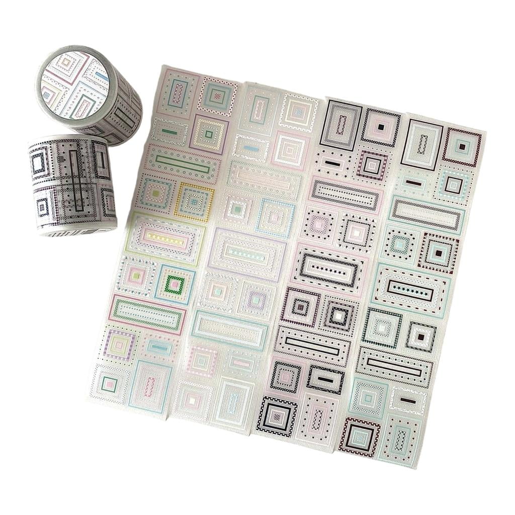 MOMOJIA Plastic Adhesive Scrapbooking Labels Diaries Office School Home ...