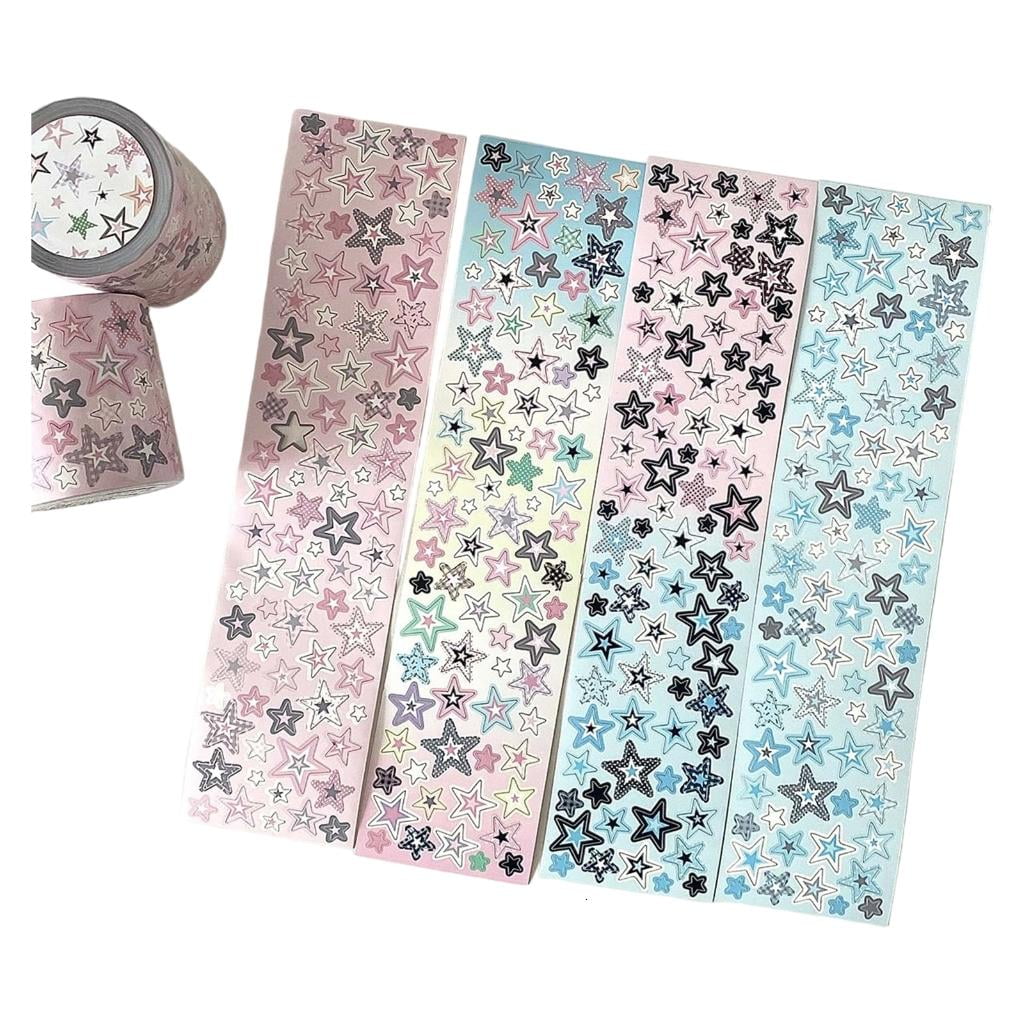 MOMOJIA Plastic Adhesive Scrapbooking Labels Diaries Office School Home ...