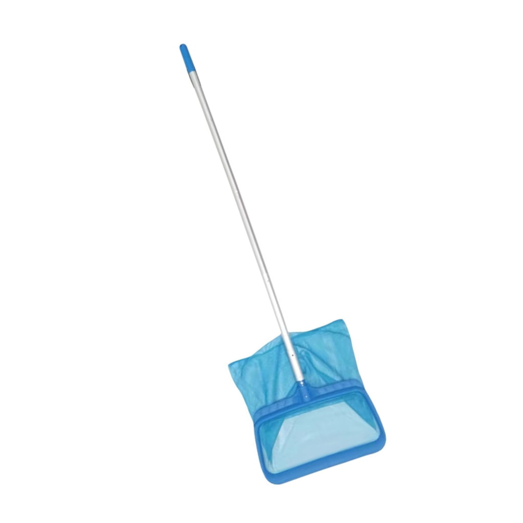 MOMOJIA Pool Skimmers Deep Bag Leaf Rake with Aluminium Rod Fine Mesh ...