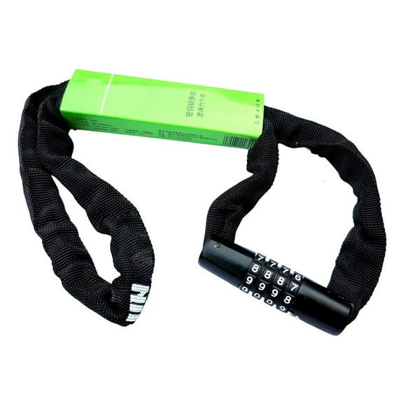 MOMOJIA Portable Bike Chain Lock 4 Digit Security Resettable ...