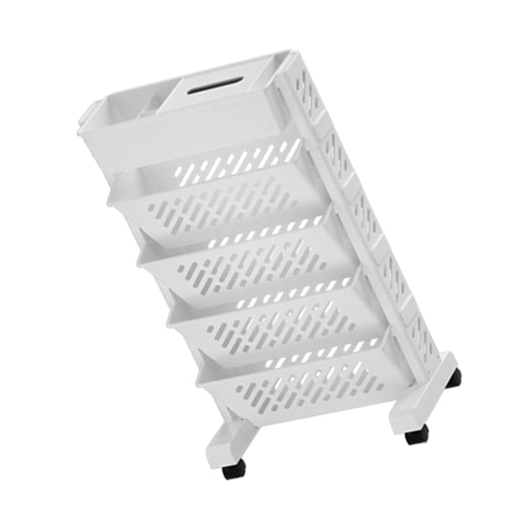 MOMOJIA Portable Book Storage Rack with Multipurpose Shelf for Clutters ...