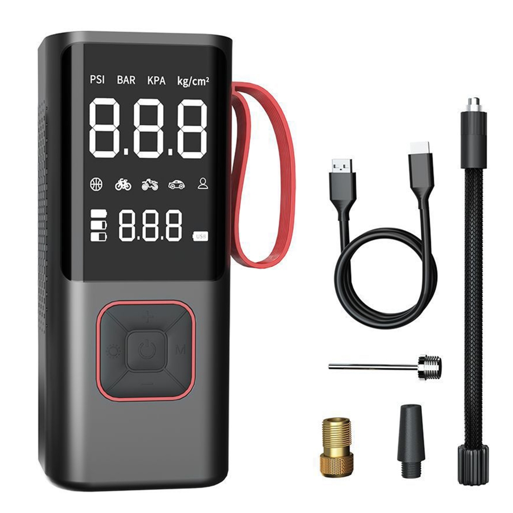 MOMOJIA Portable Electric Air Pumps Small Compressor with Digital ...