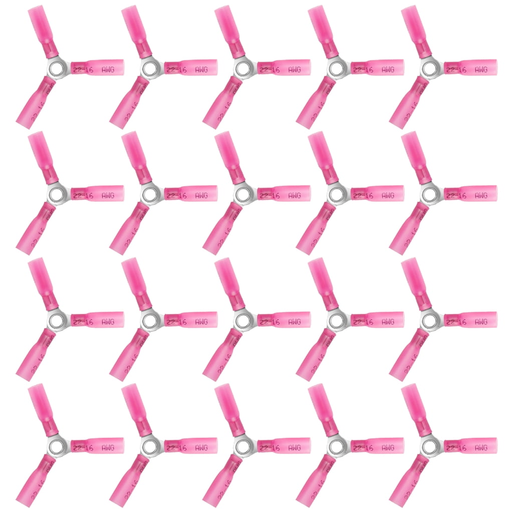 MOMOJIA Portable Sturdy Brass Circular Wire Terminals Connectors Pack ...