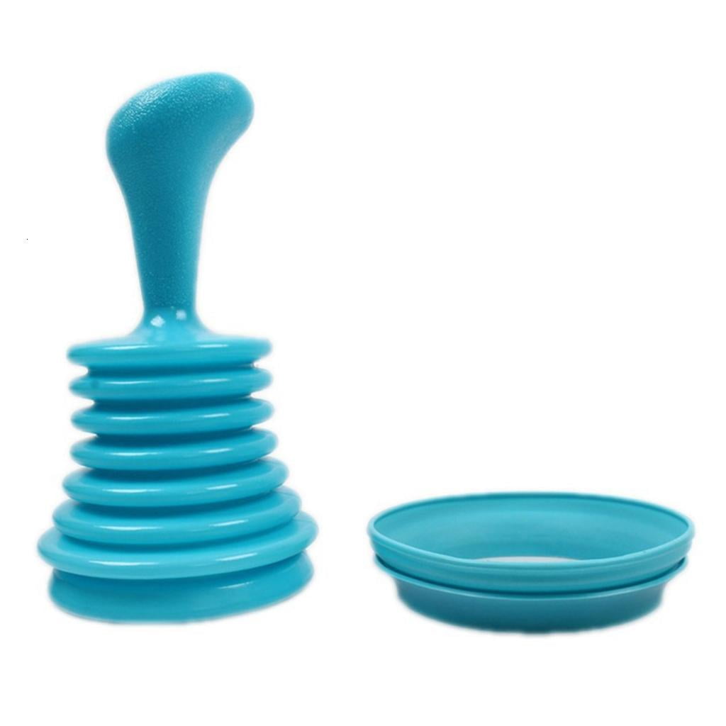 MOMOJIA Powerful Bathroom Drain Plunger For Hair Clog Removal Rubber ...