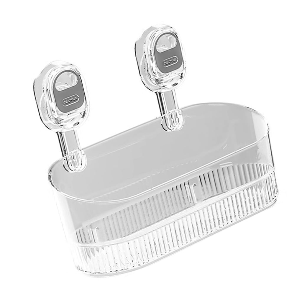 MOMOJIA Powerful Suction Cup Storage Rack Sturdy Suction Shelf Storage ...