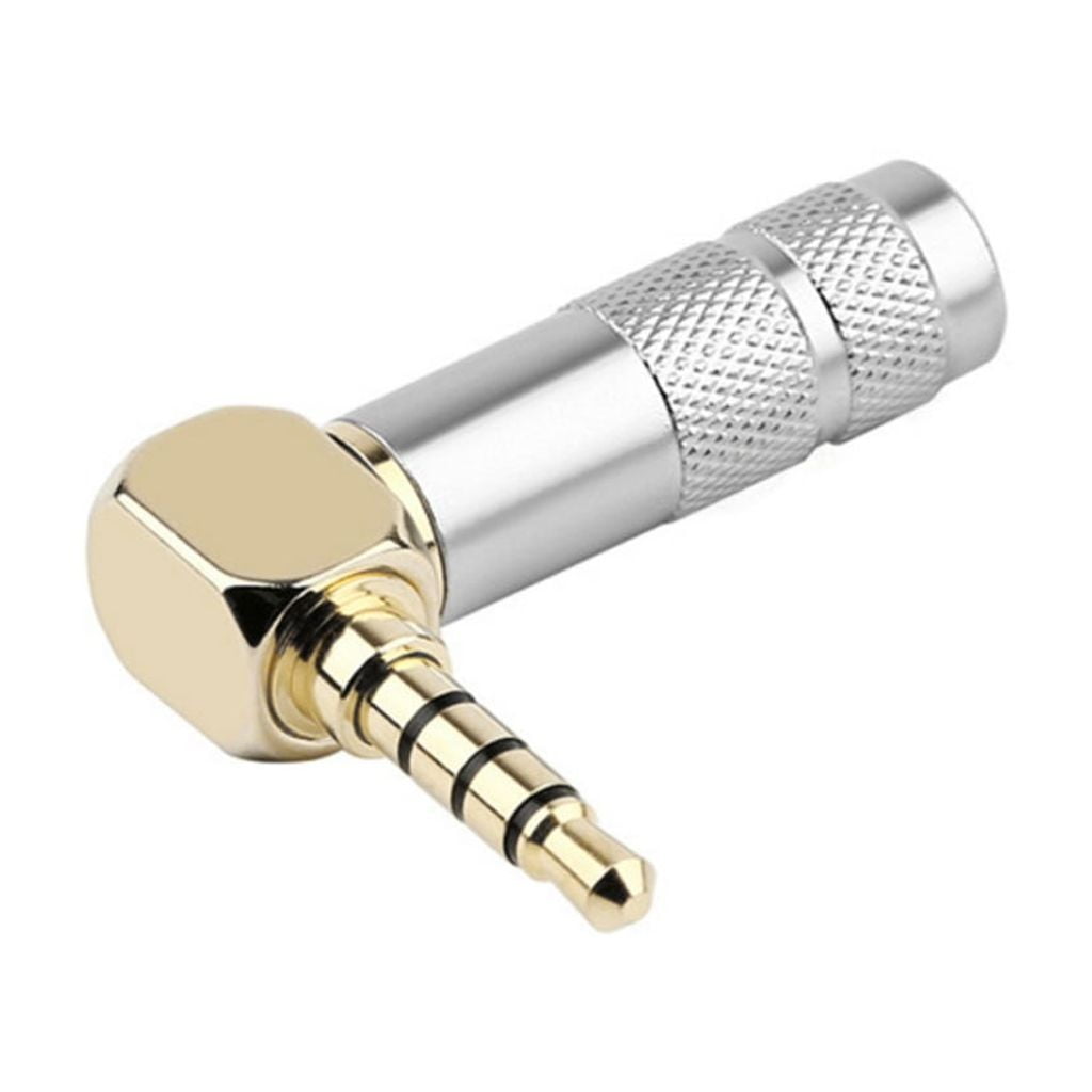 MOMOJIA Premium Metal 3.5mm Right Angles Plugs 3.5mm Angles Male to ...