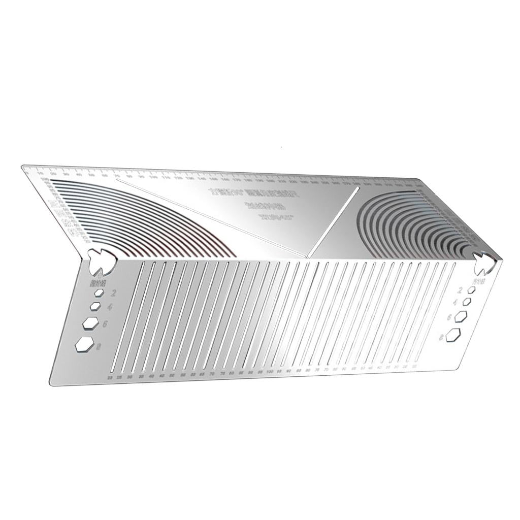 MOMOJIA Professional Square Tube Notching Template Tool with Adjustable ...