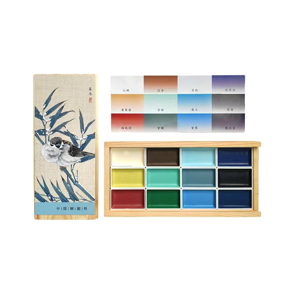 MOMOJIA Professional Watercolor Paints Solid Color Designs for ...