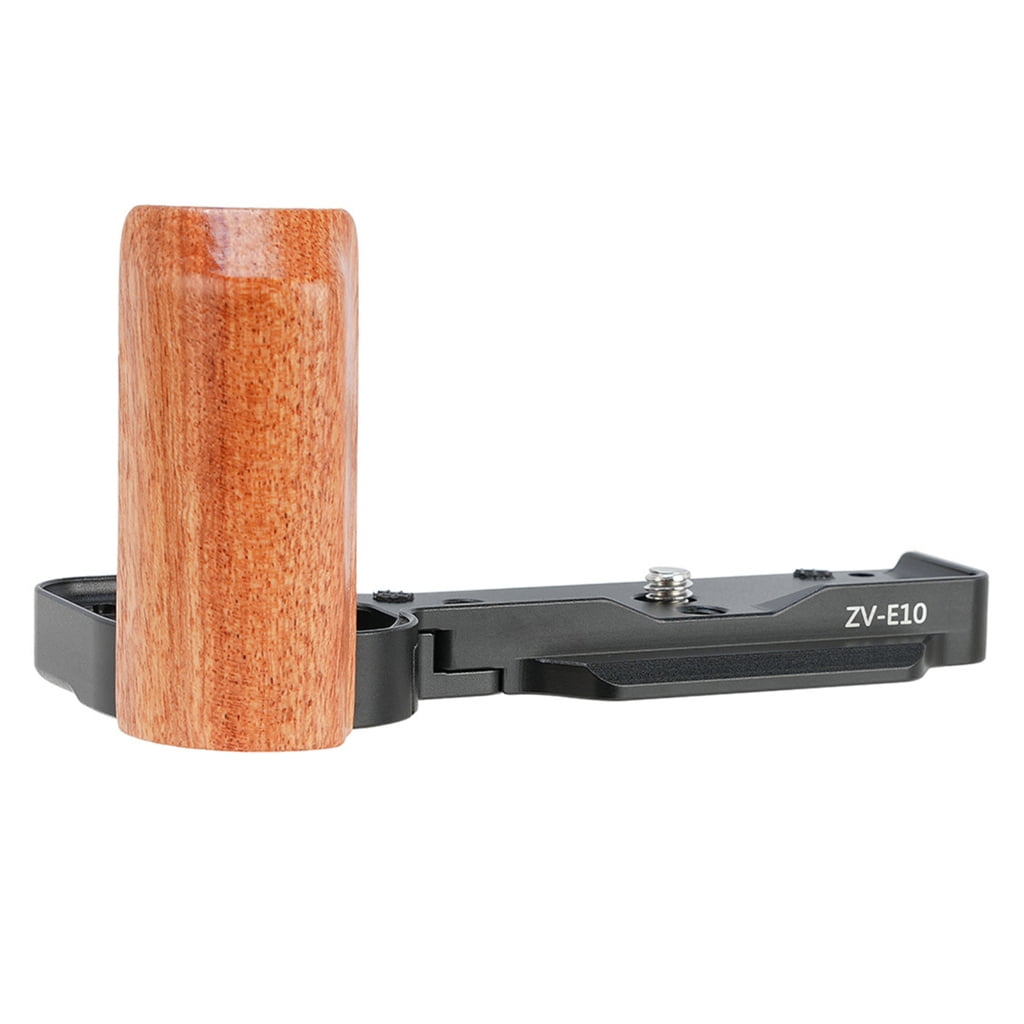 MOMOJIA Quick Attach Wood Handle Plate Suitable for ZVE10 Cameras L ...
