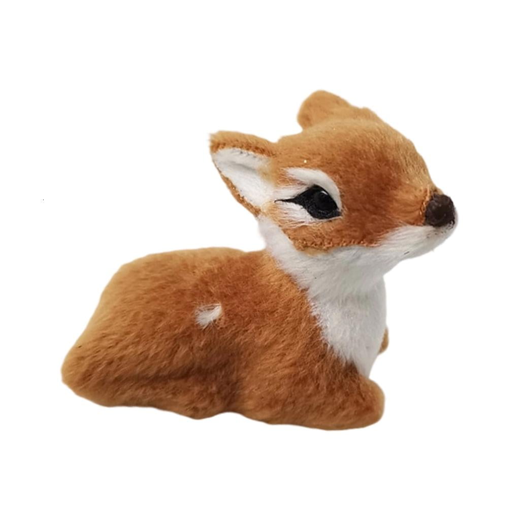 MOMOJIA Realistic Deer Statue FursAn1ma1Model Seasonal Display ...
