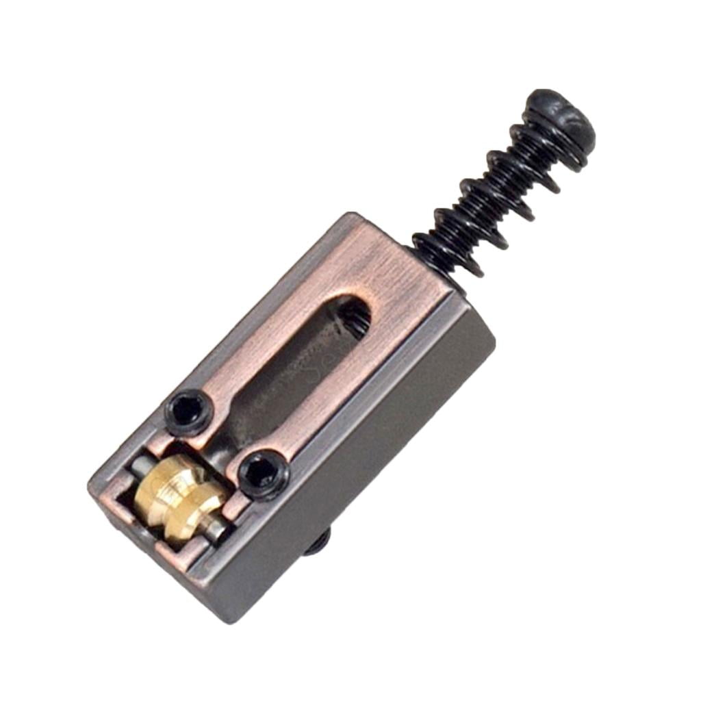MOMOJIA Removable Ball Feature Roller Saddles Electric Guitar Bridge ...