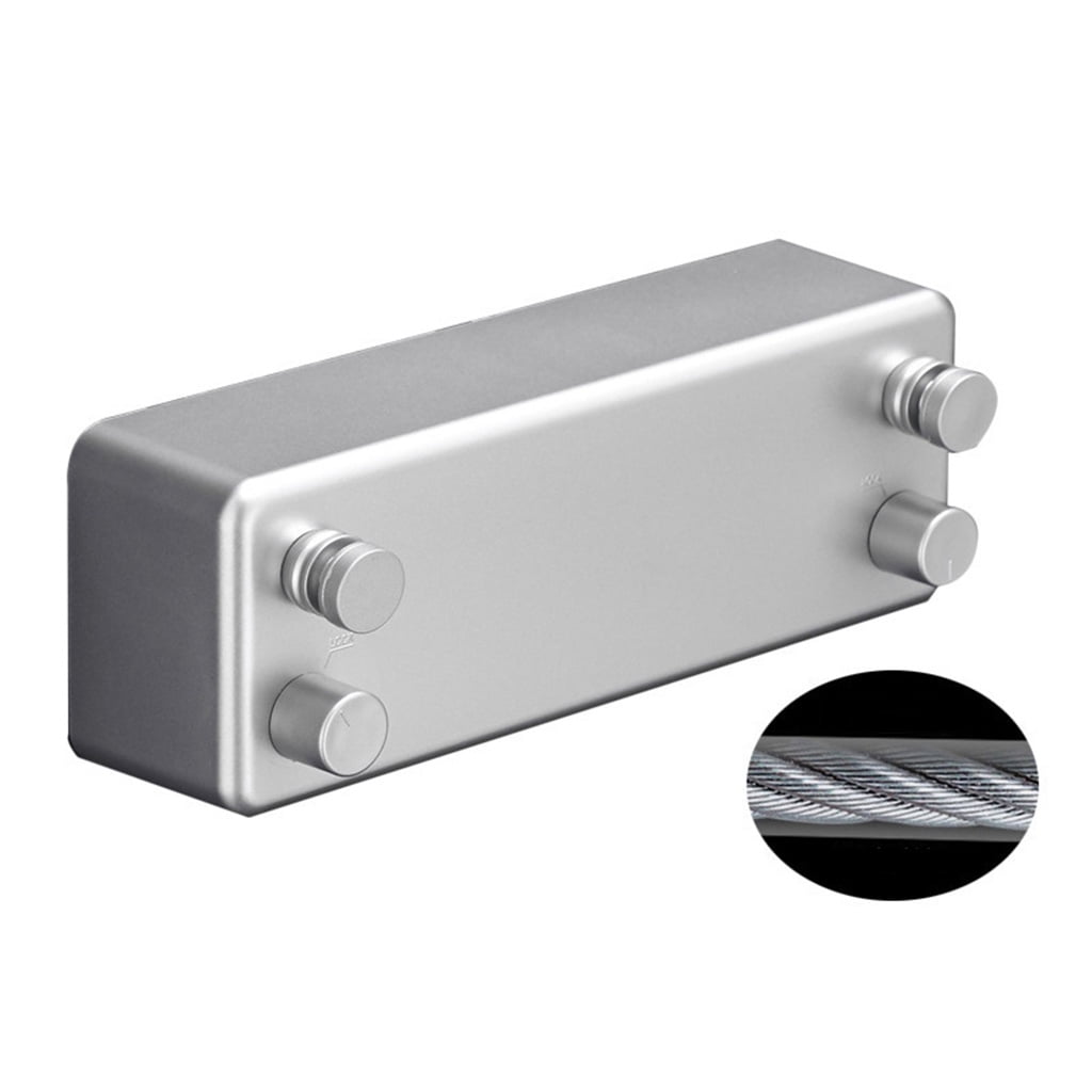 MOMOJIA Retractable Invisible Clothesline ABS Aluminum Dryer with ...