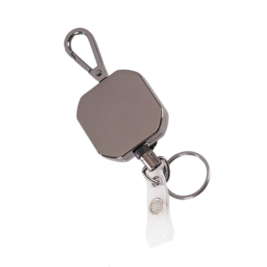 MOMOJIA Retractable Keychain Square Hook Equipped with Easily release ...