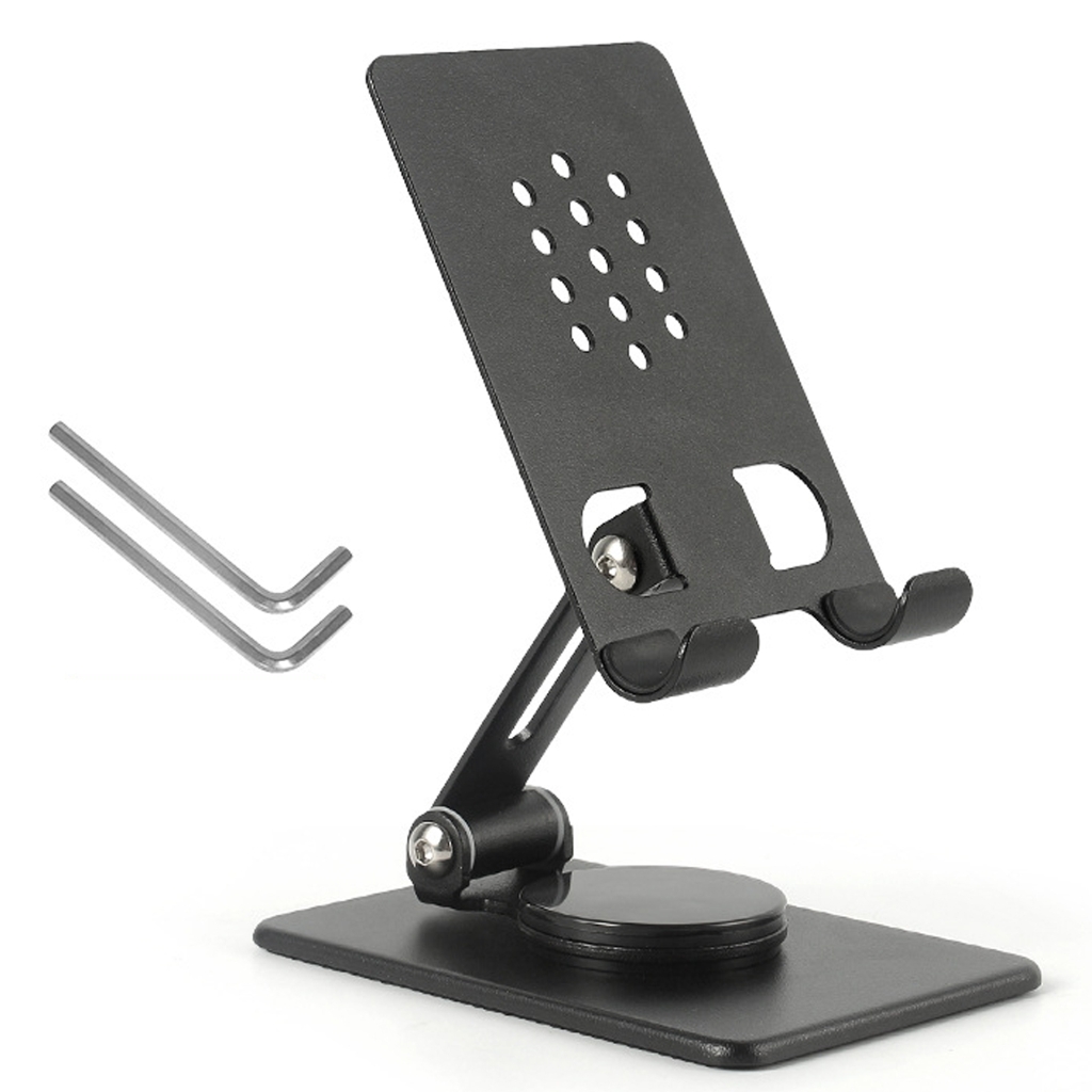 MOMOJIA Rotating Desktop Phone Stand Foldable Holder for 4-16inch ...