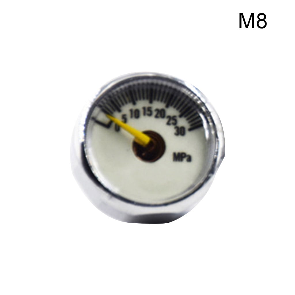 MOMOJIA Round Air Compressor Pneumatic Hydraulic Fluid Pressure Gauge 7 ...