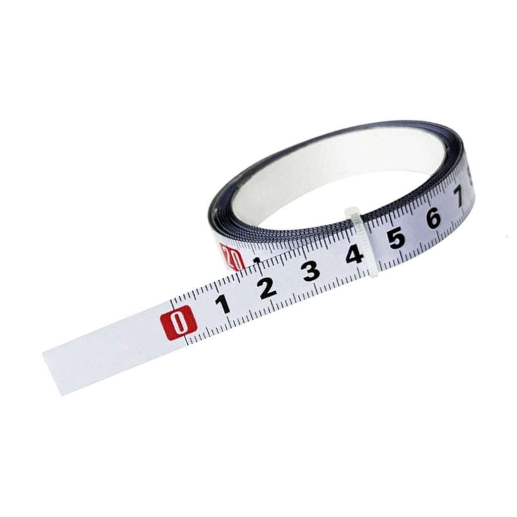 MOMOJIA Ruler Tape Measure Measuring Tool Steel Adhesive Backing for T ...