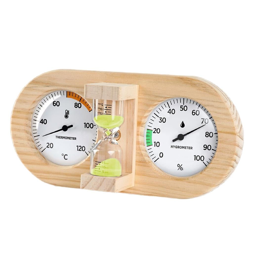 MOMOJIA Sauna Room Wall Mounted Thermometers Hygrometer Waterproof ...