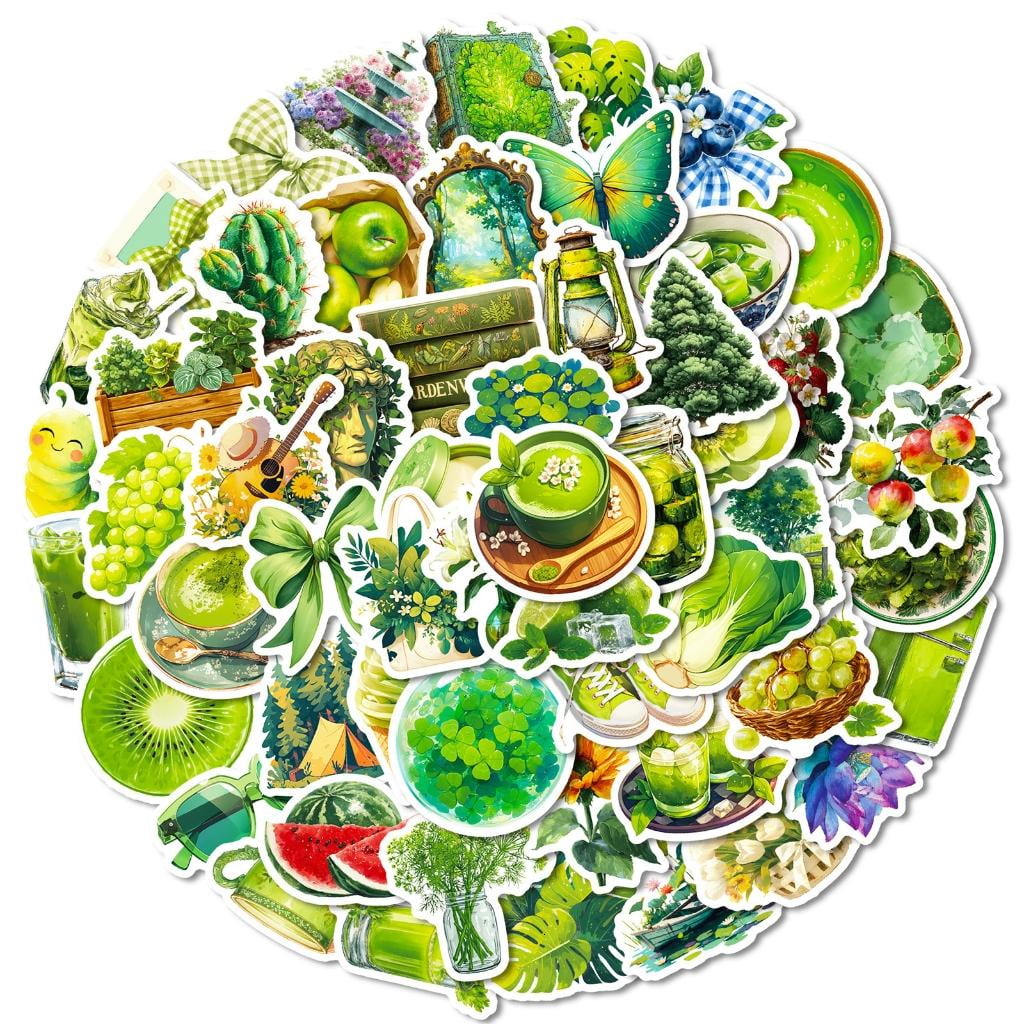 MOMOJIA Scrapbook Sticker Decorative Journaling Sticker Book Aesthetic ...