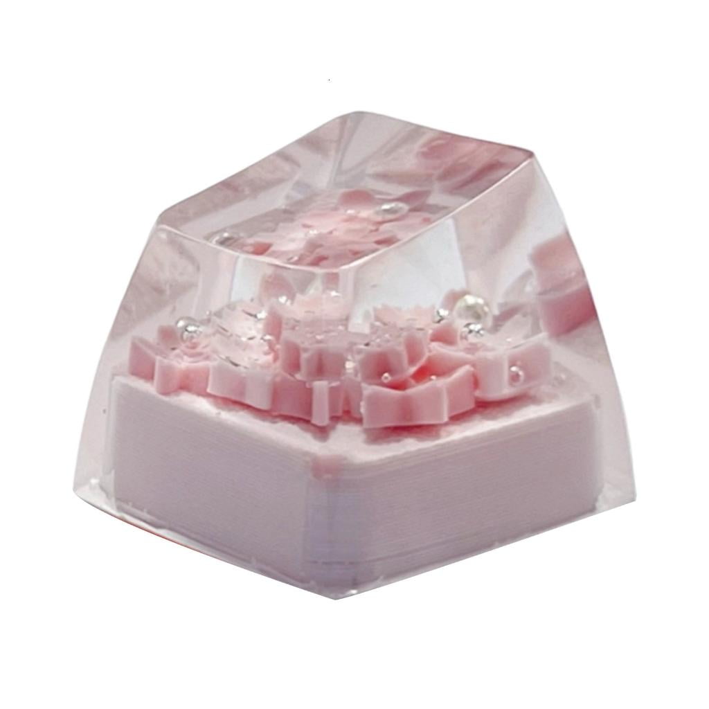MOMOJIA Semitransparent 3D Blossomy Rosin Keycaps For Mechanical ...