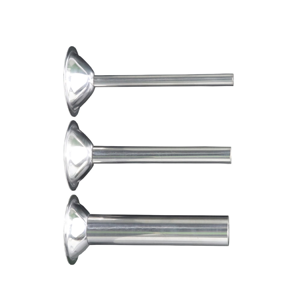 MOMOJIA Set of 3 Sturdy Stainless Steel Sausage Stuffer Tubes Sausage ...