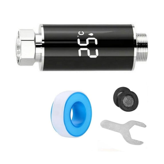 MOMOJIA Shower Temperature Monitor LED Shower Thermometers Portable ...