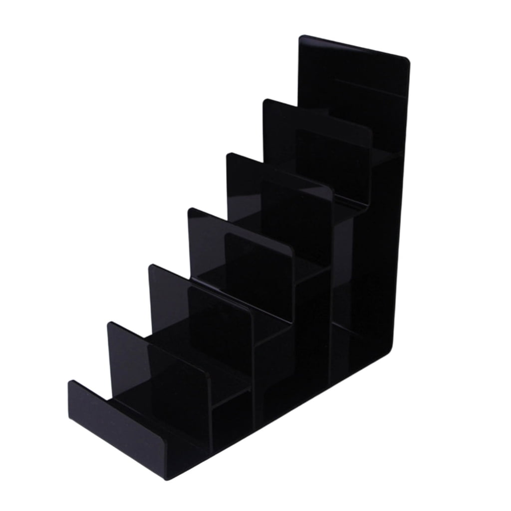 MOMOJIA Sloped Acrylic Wallet Holder Shelf Clear Display Stand For ...