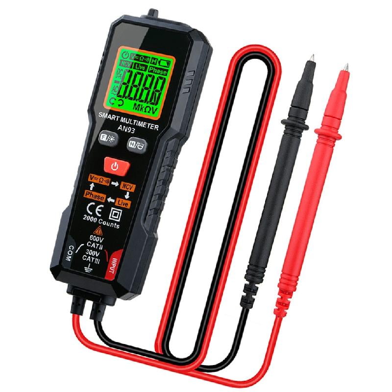 MOMOJIA Small AN93 Multimeter with Easy to Read Screen Multifunction ...