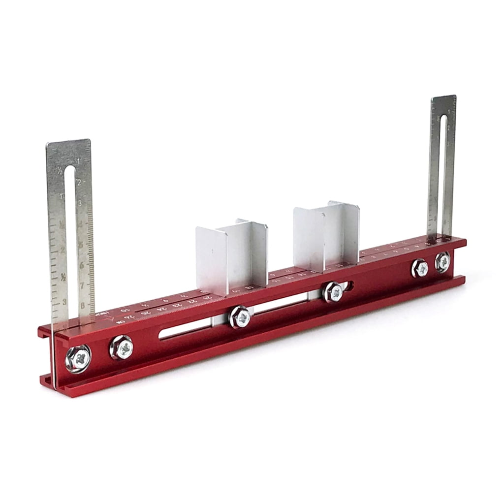 MOMOJIA Solid Aluminum Alloy Cabinet Hardware Jigs Closet Mounting Tool ...