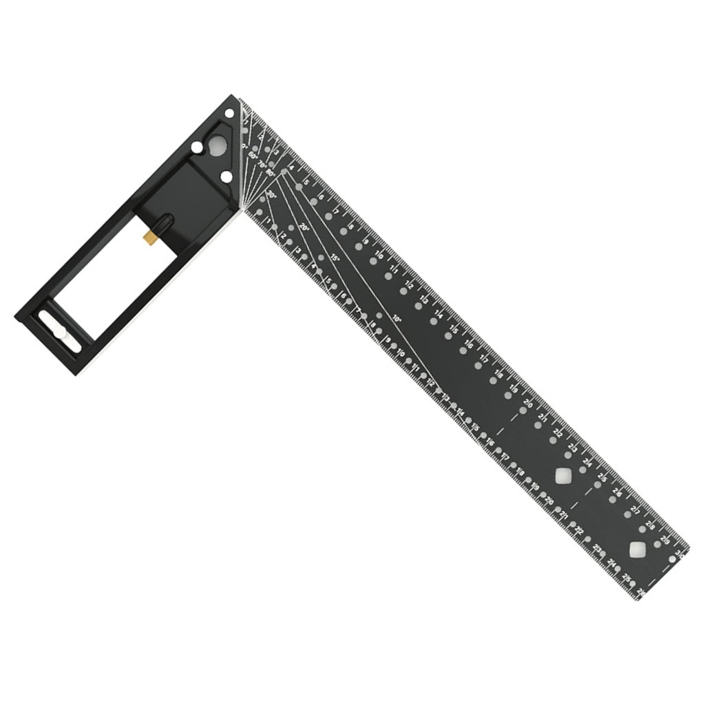 MOMOJIA Square Ruler Carpentry Square Woodworking Tool Metal Angles ...