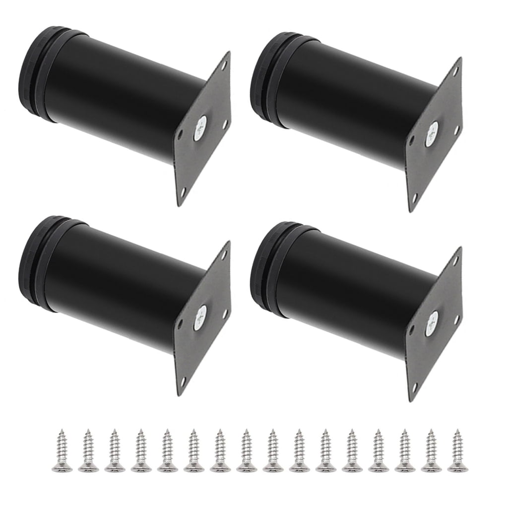 MOMOJIA Stainless Steel Cabinet Legs Round Replacement Metal Desk Legs ...
