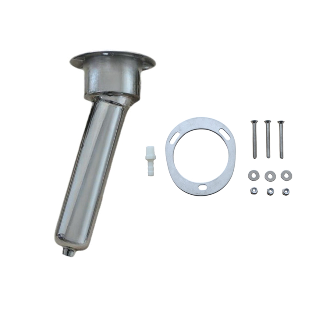 MOMOJIA Stainless Steel Rod Holders with Screws Flush Mount Fishing Rod ...