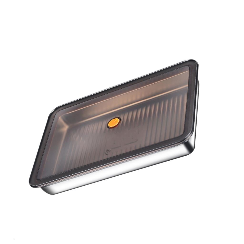 MOMOJIA Sturdy Rustproof Stainless Steel Food Prep Tray with Easy ...