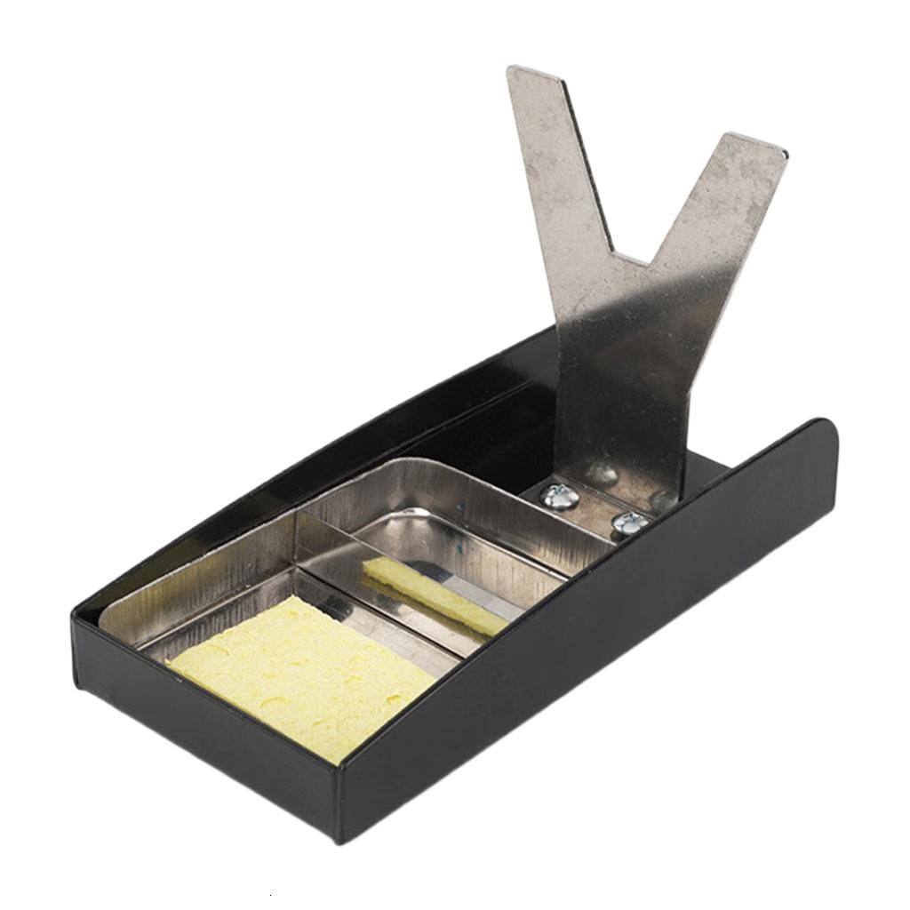 MOMOJIA Sturdy Soldering Iron Stand With Cleaning Sponge Compact ...