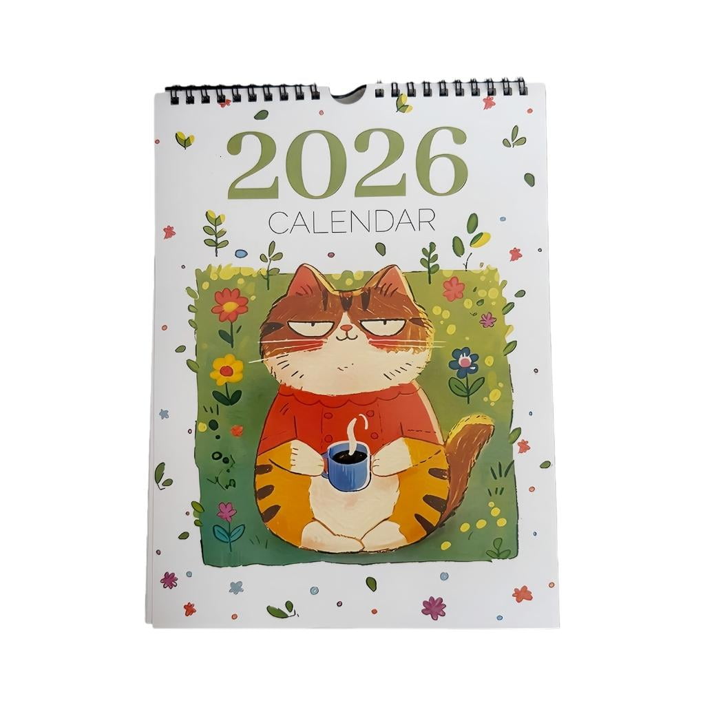 MOMOJIA Stylish 2026 Calendar Wall Hanging Calendar with Thick Paper ...